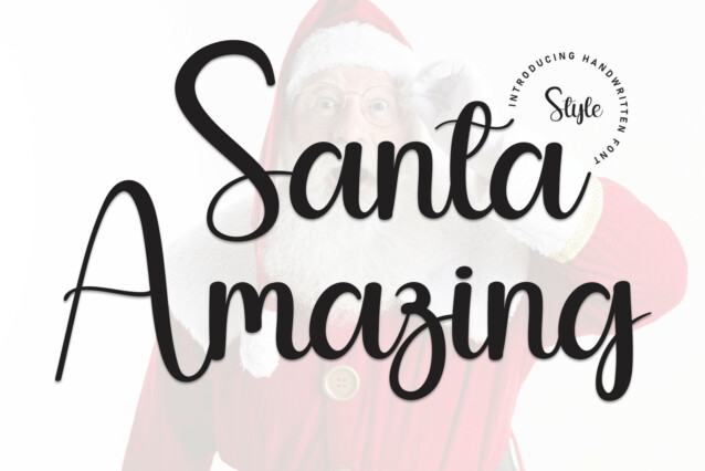 Santa Amazing Script Font - Download Free Font
