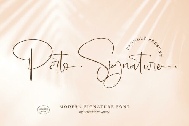 Porto Signature Font - Download Free Font