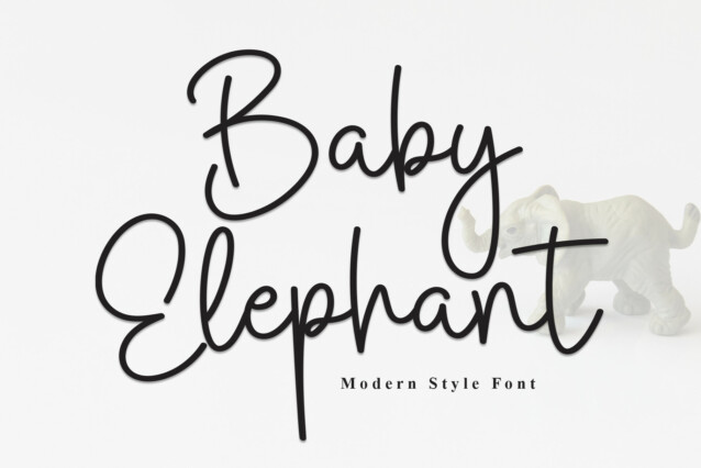 Baby Elephant Script Font - Download Free Font