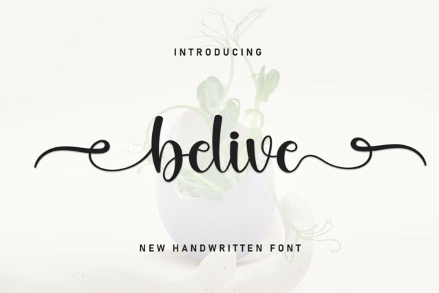 Belive Script Font - Download Free Font