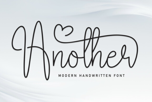 Another Script Font - Download Free Font