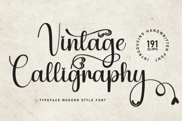 Vintage Calligraphy Font - Download Free Font
