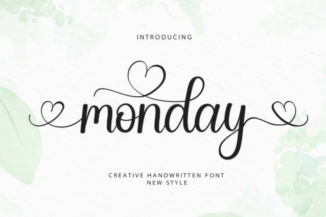 Monday Script Font - Download Free Font