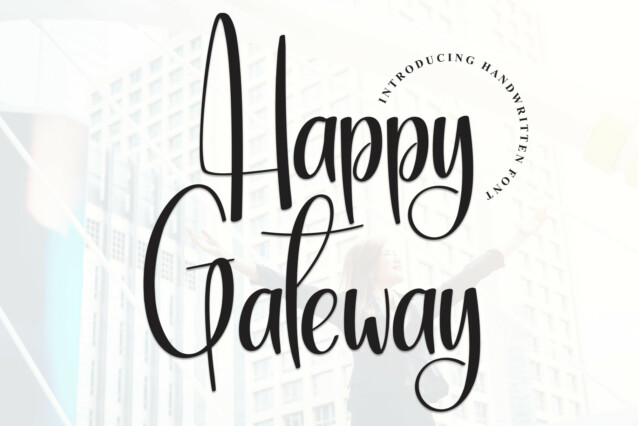 Happy Gateway Script Font - Befonts