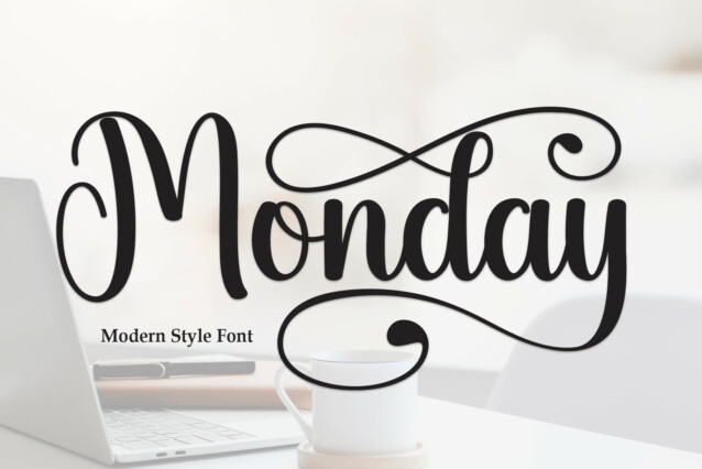 Monday Script Font - Download Free Font