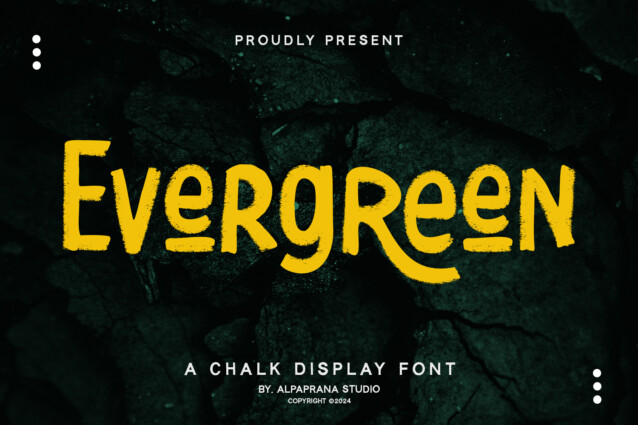 Evergreen Display Font - Befonts