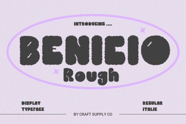 Benicio Rough Font - Download Free Font
