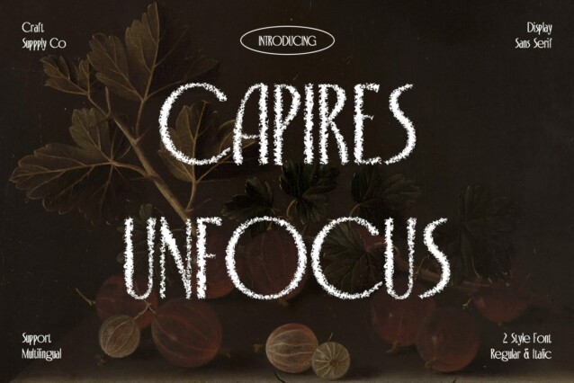 Capires Unfocus Font - Download Free Font