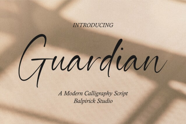 Guardian Typeface - Download Free Font