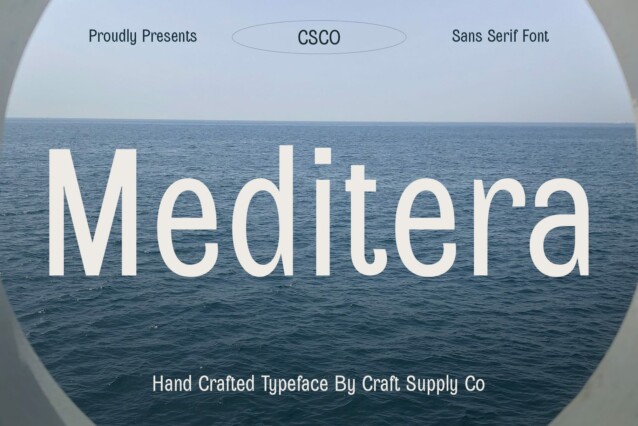 Meditera Font - Download Free Font