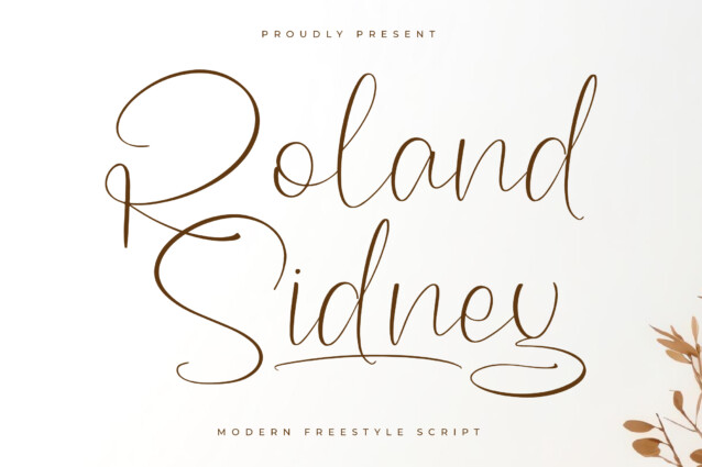 Roland Sidney Font - Download Free Font