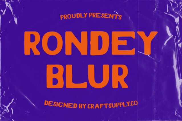Rondey Blur Font - Download Free Font