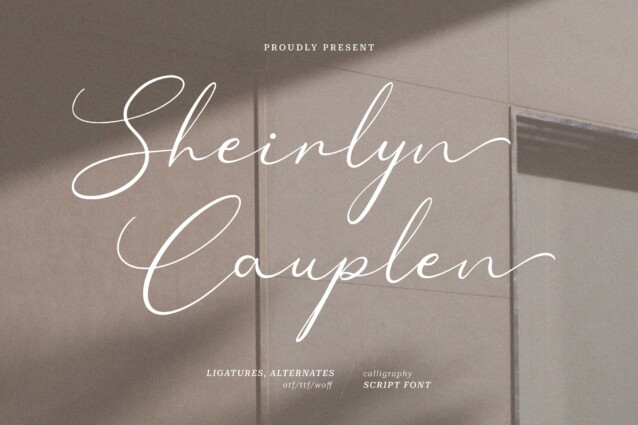 Sheirlyn Cauplen Font - Download Free Font