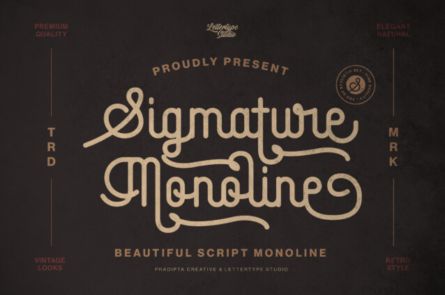 Sigmature Monoline Font - Download Free Font