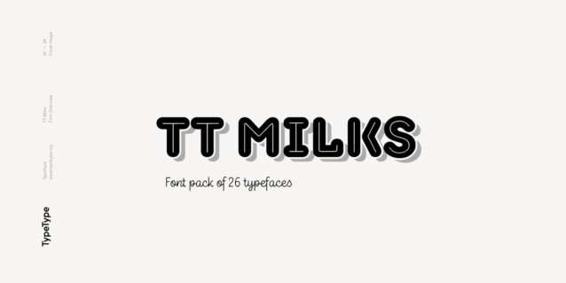 TT Milks Font Family - Download Free Font