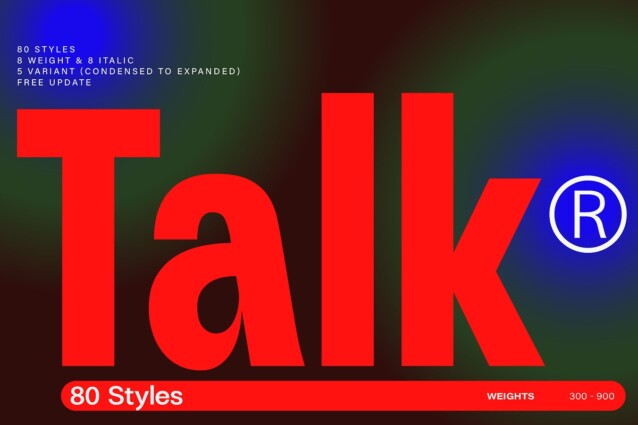 ZT Talk Font Family - Download Free Font