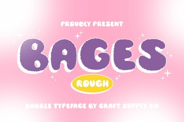 Bages Rough Font - Download Free Font