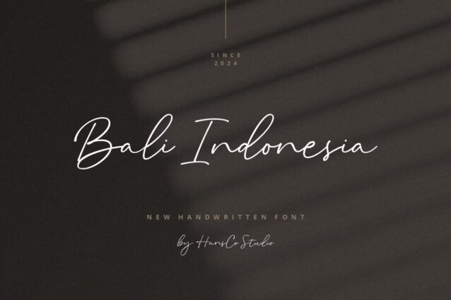 Bali Indonesia Font - Download Free Font