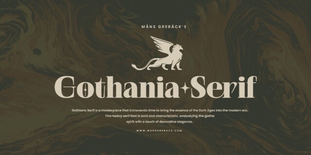 Gothania Serif Font - Download Free Font