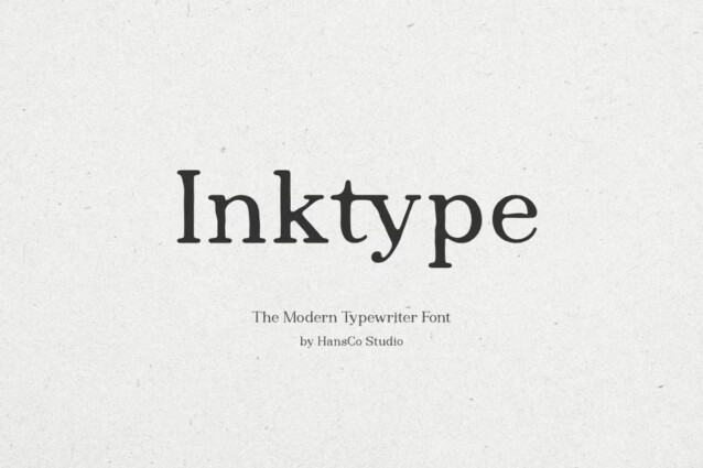 Inktype Font - Download Free Font