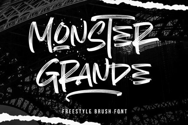 Monster Grande Font - Befonts