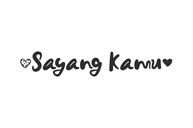 Sayang Kamu Font - Download Free Font