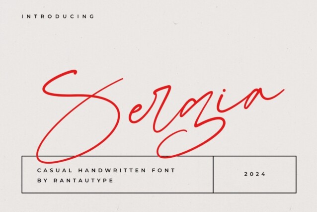 Sergia Font - Download Free Font