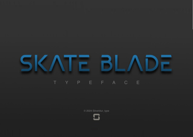 Skate Blade Font - Download Free Font