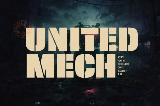 United Mech Font - Download Free Font