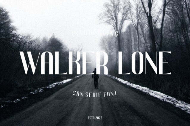 Walker Lone Font - Download Free Font