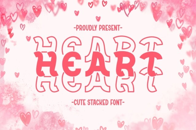 Heart Display Font - Download Free Font