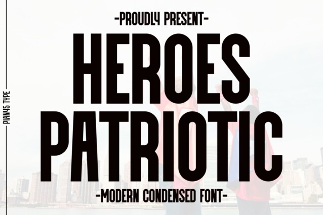 Heroes Patriotic Font - Download Free Font
