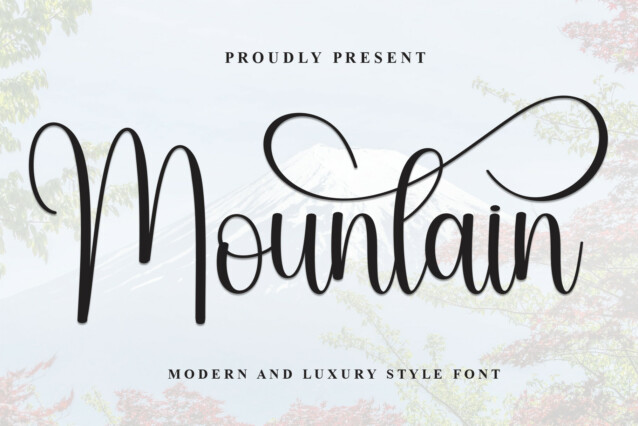 Mountain Script Typeface - Download Free Font