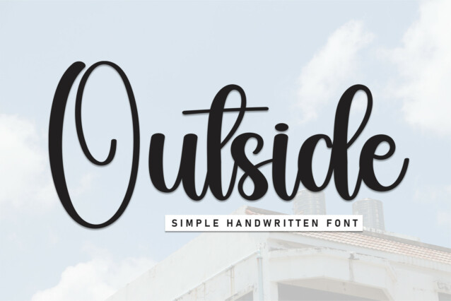 Outside Script Font - Download Free Font