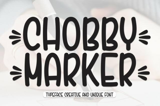 Chobby Marker Script Font - Download Free Font