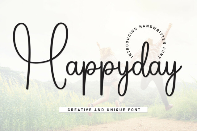 Happyday Script Typeface - Download Free Font