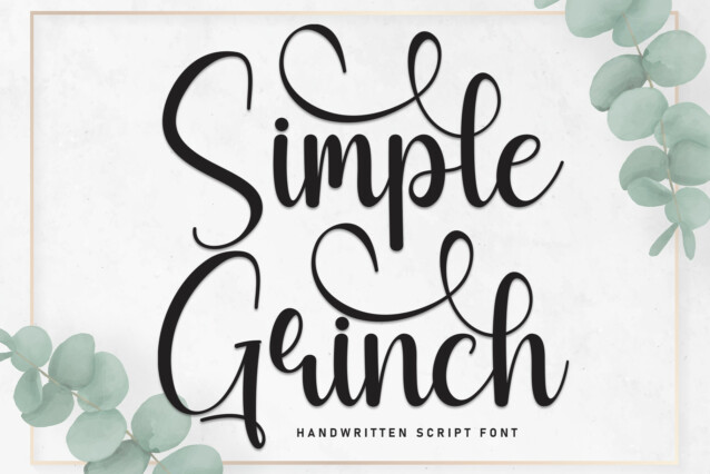 Simple Grinch Script Font - Download Free Font