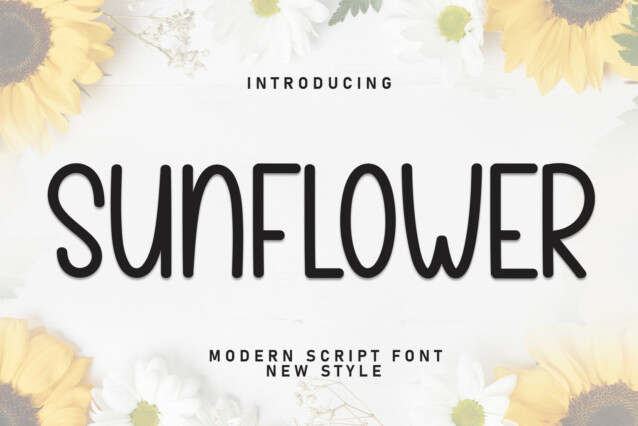 Sunflower Display Font - Download Free Font