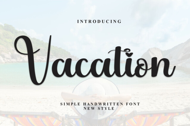 Vacation Script Font - Download Free Font