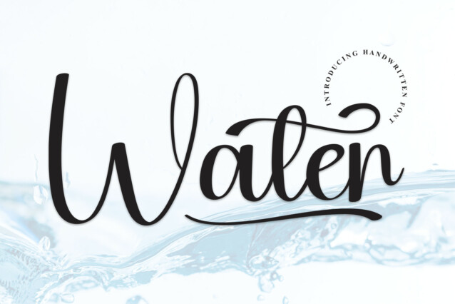 Water Script Font - Download Free Font