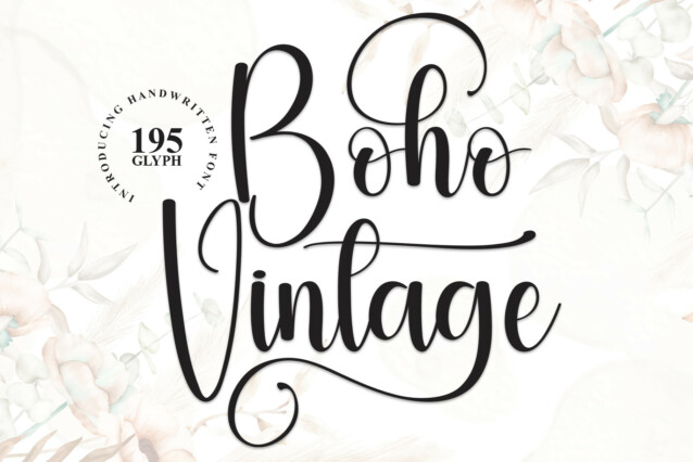 Boho Vintage Script Font - Download Free Font