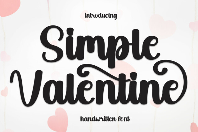 Simple Valentine Script Font - Download Free Font