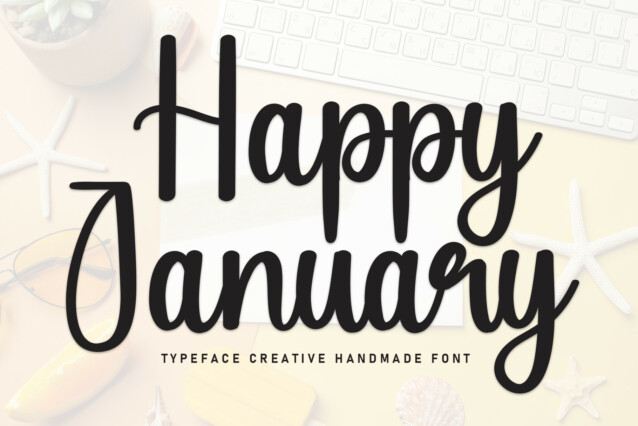 Happy January Font - Download Free Font