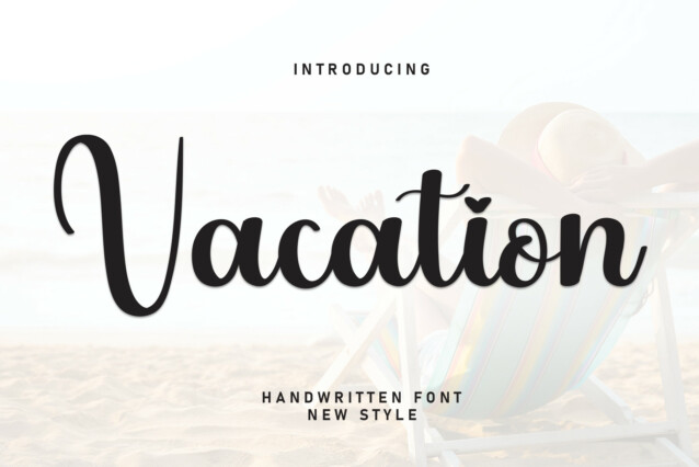 Vacation Script Font - Download Free Font