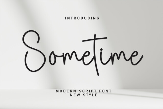 Sometimes Script Font - Download Free Font