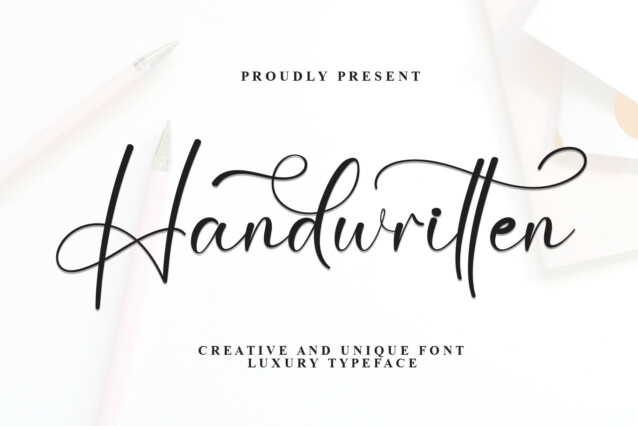 Handwritten Script Font - Download Free Font