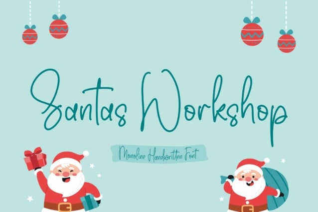 Santas Workshop Font - Download Free Font