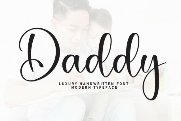 Daddy Script Typeface - Download Free Font