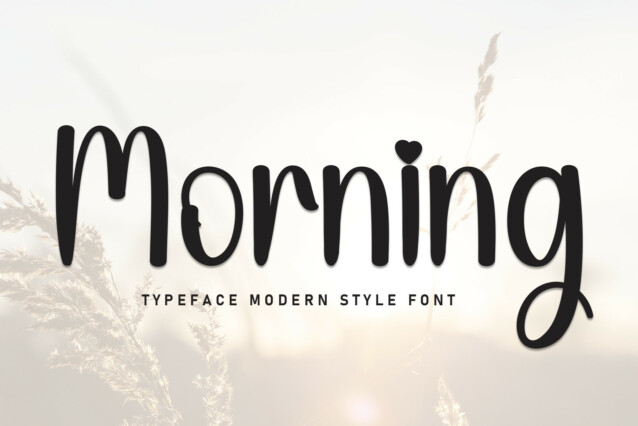 Morning Display Font - Download Free Font
