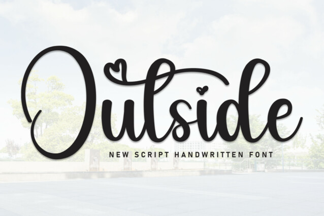Outside Script Font - Download Free Font